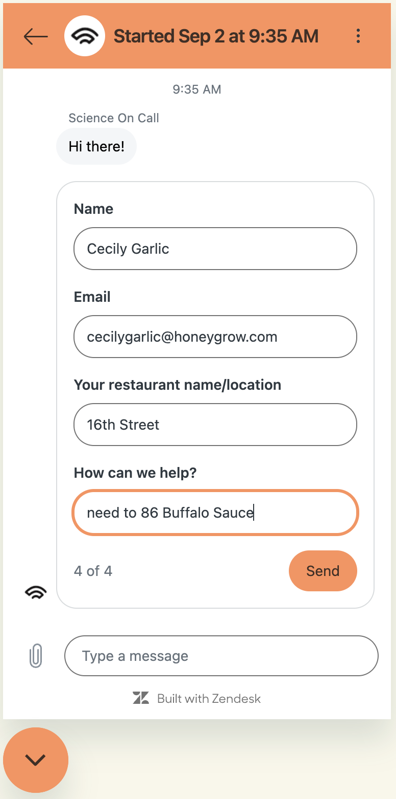 How to Temporarily Remove (86) Ingredients – honeygrow Help Center